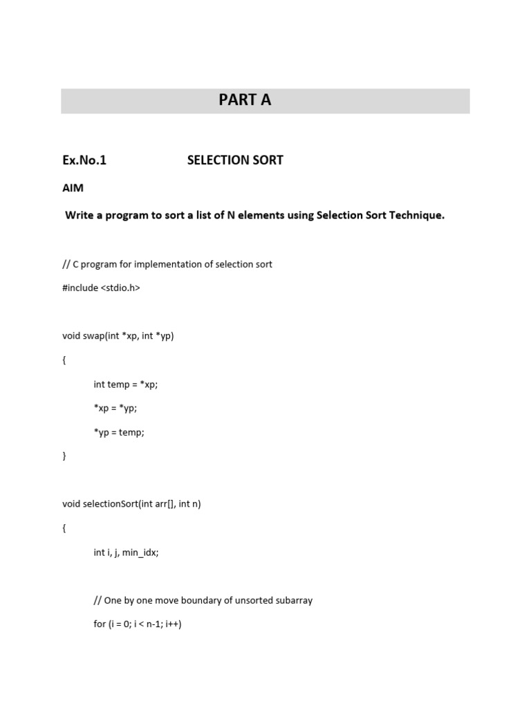 DAA Lab Programs | PDF | Integer (Computer Science) | Algorithms