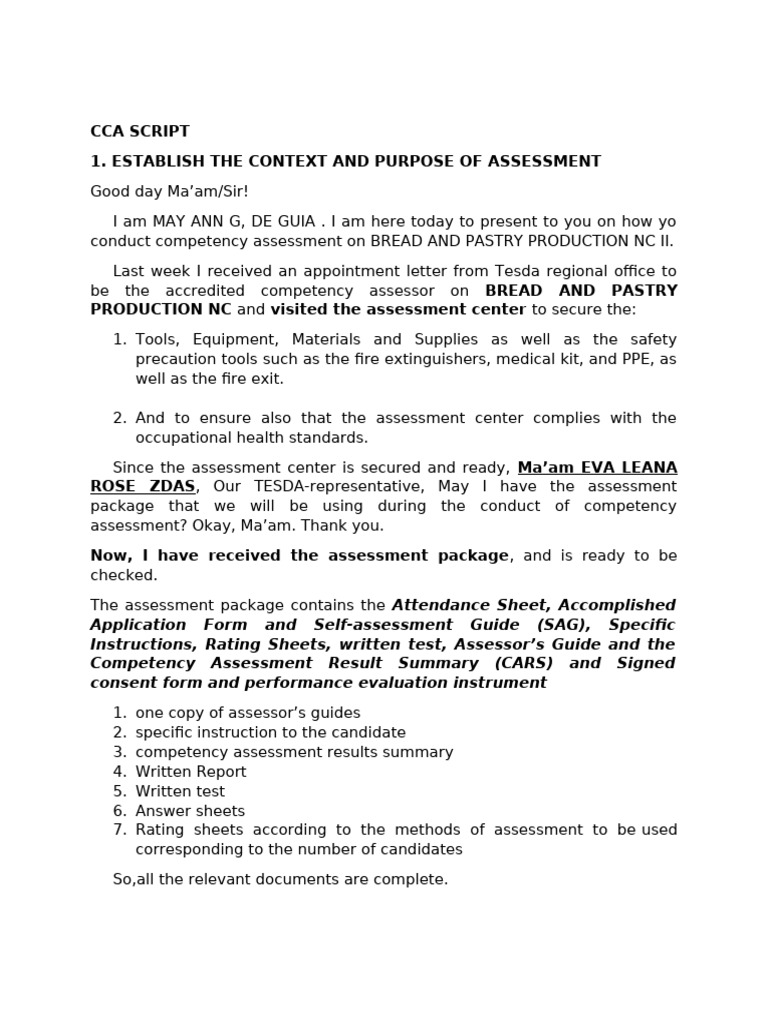 Cca Script | PDF