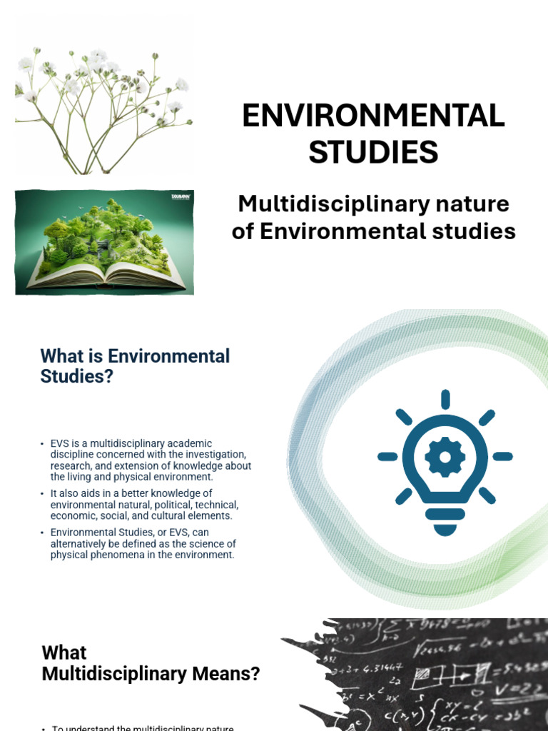 VAC Lecture2 | PDF | Natural Environment | Interdisciplinarity