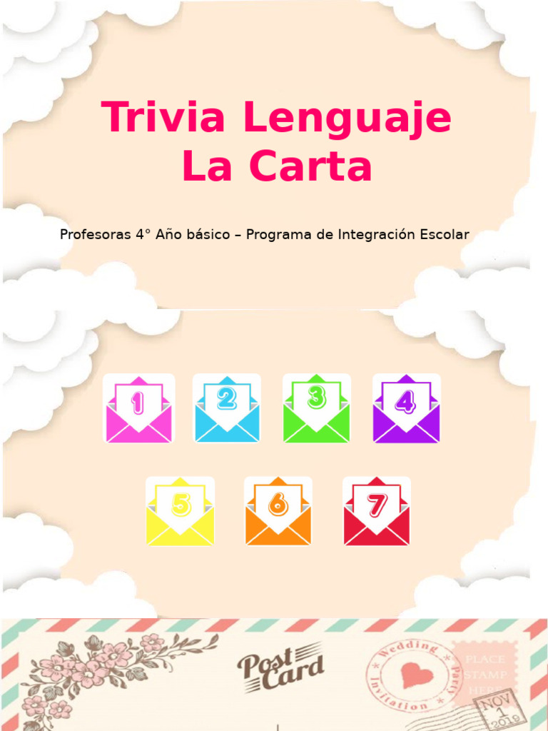 Trivia La Carta | PDF | Estudios de idiomas extranjeros | Clásicos