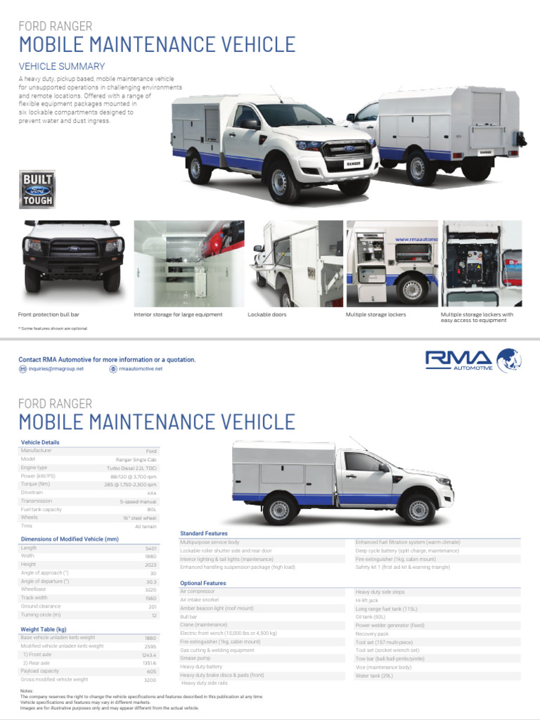 RMA FR MMT PDs New Layout L | PDF | Truck | Land Vehicles