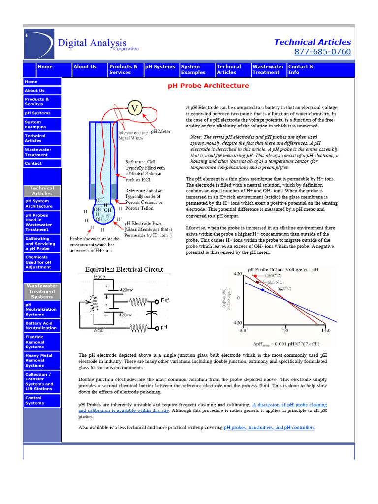 PH Probe Architecture | PDF | Ph | Chemistry