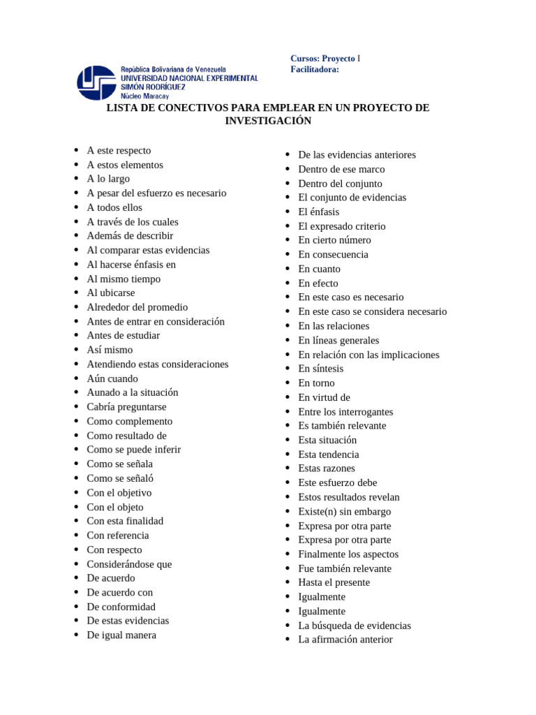 Uso de Conectivos, Enlaces y Verbos en Redacción Textos | PDF