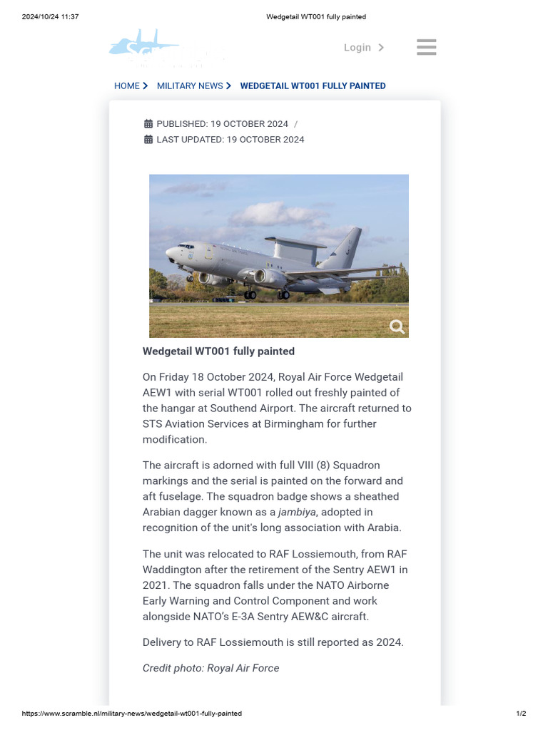 Wedgetail WT001 Fully Painted | PDF