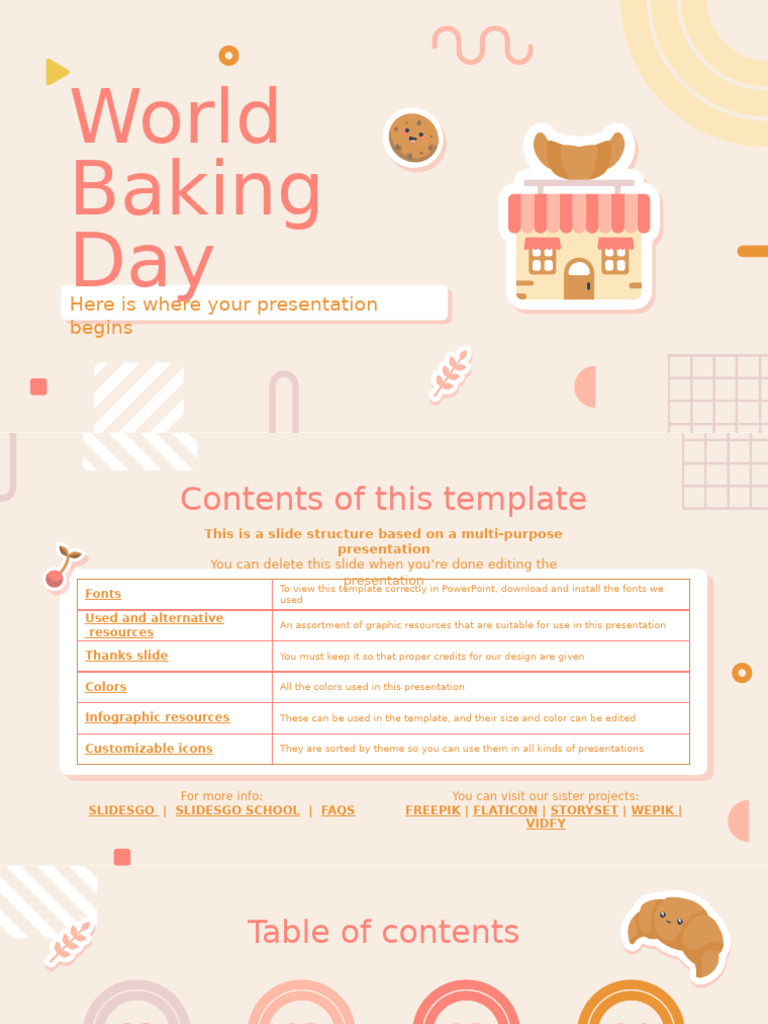 World Baking Day Presentation Template | PDF | Planets | Mercury (Planet)