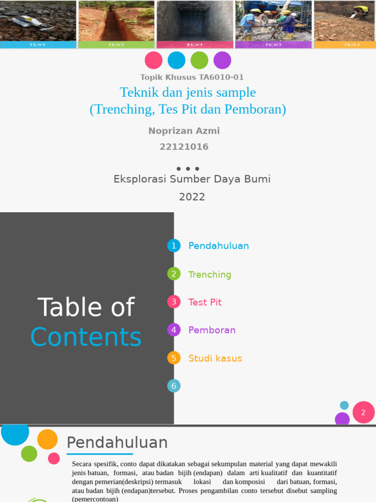 Teknik Sampling Eksplorasi Bumi | PDF