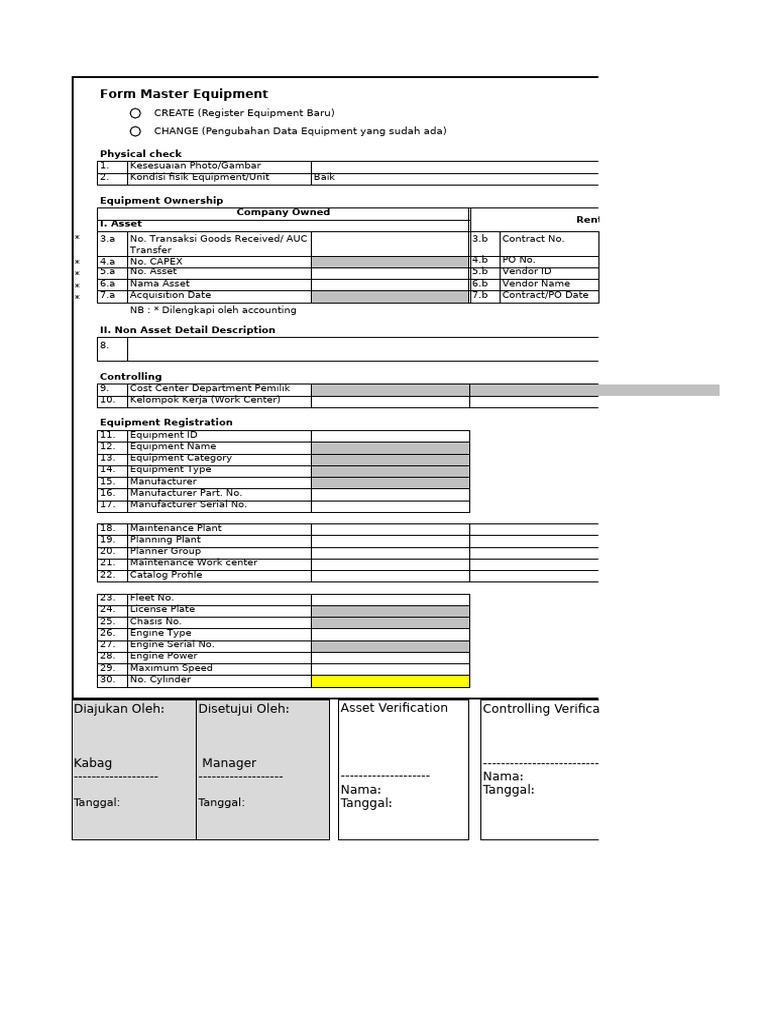 Copy Of Form Pengajuan Kode Unit Pdf