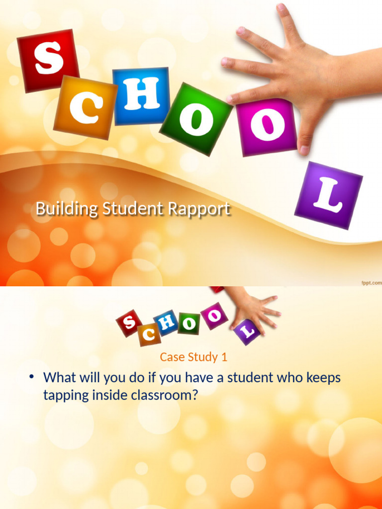 Building Rapport With Students | PDF