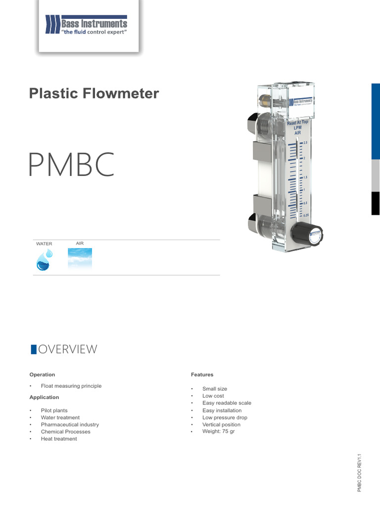 PMBC datasheet | PDF | Mechanical Engineering | Thermodynamics