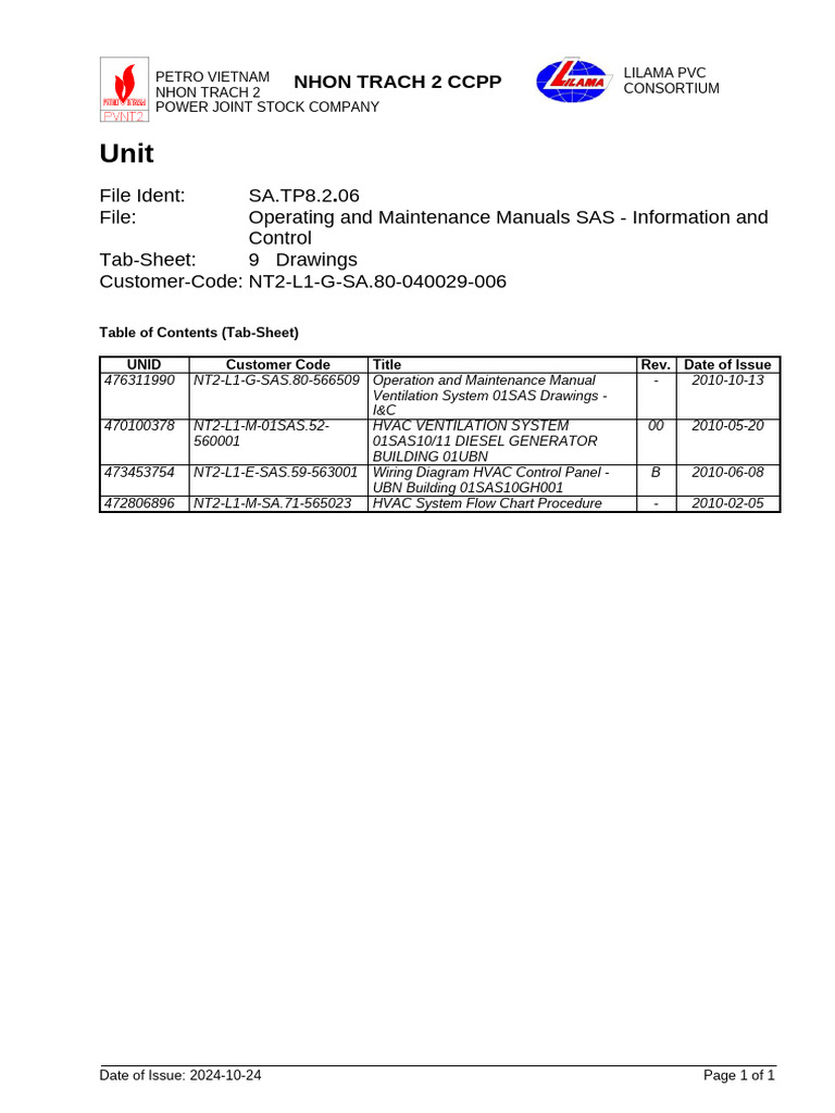 Tab Contents Sa tp8 206 9 | PDF