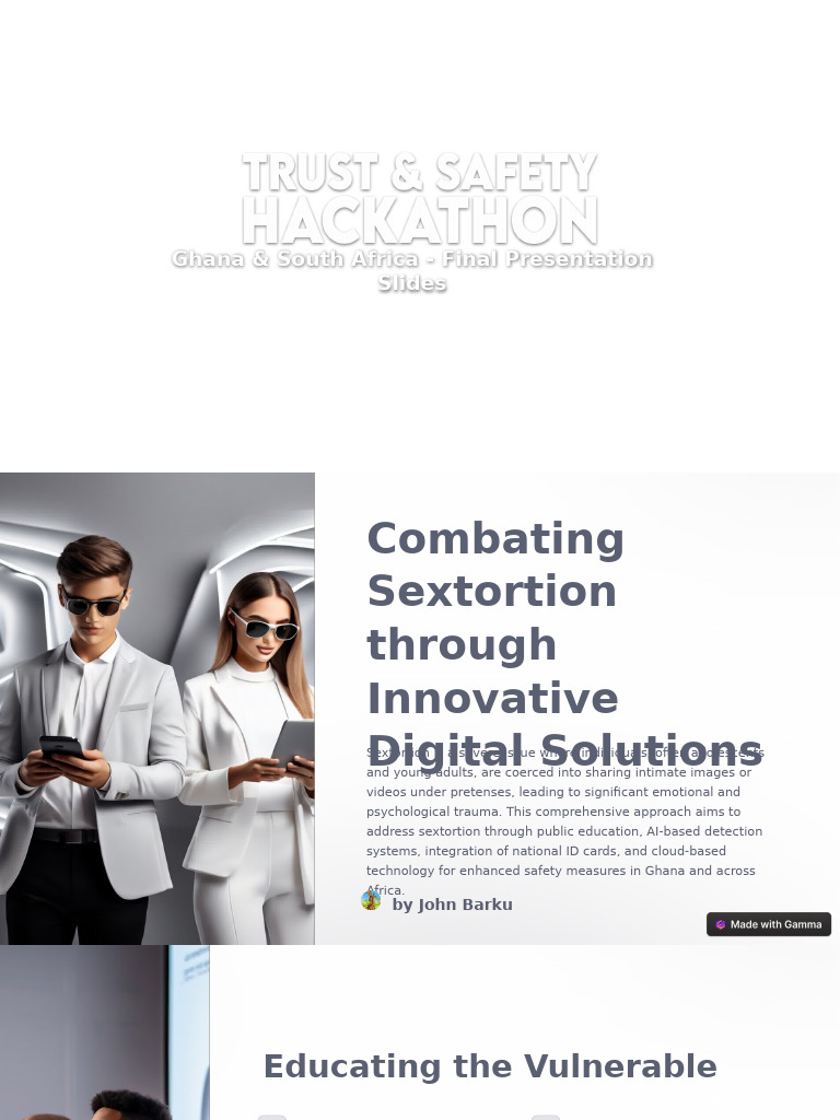 Combating Sextortion Through Innovative Digital Solutions | PDF | Cloud ...