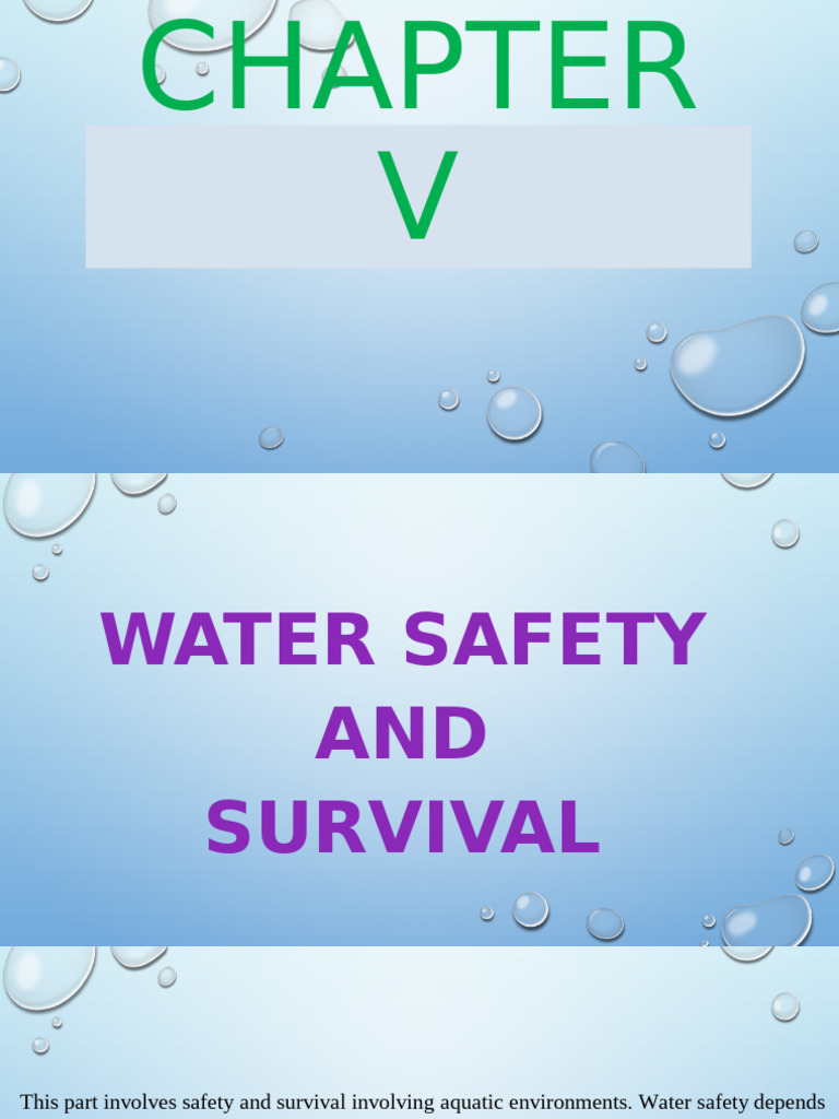 CHAPTER-V | PDF | Swimming | Water CHAPTER-V | PDF | Swimming | Water