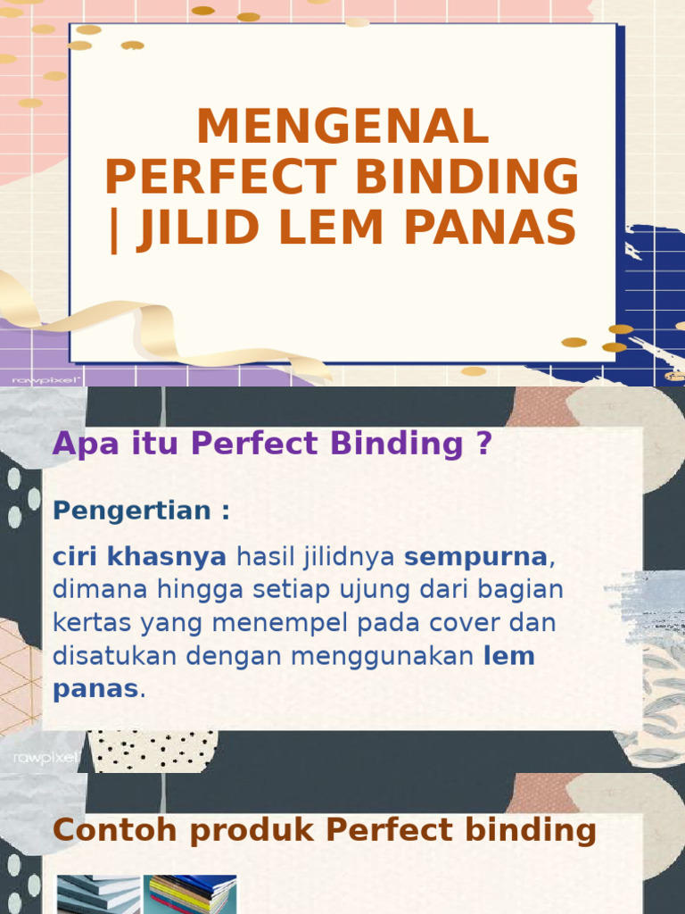Mengenal Perfect Binding | PDF | Teknologi & Rekayasa