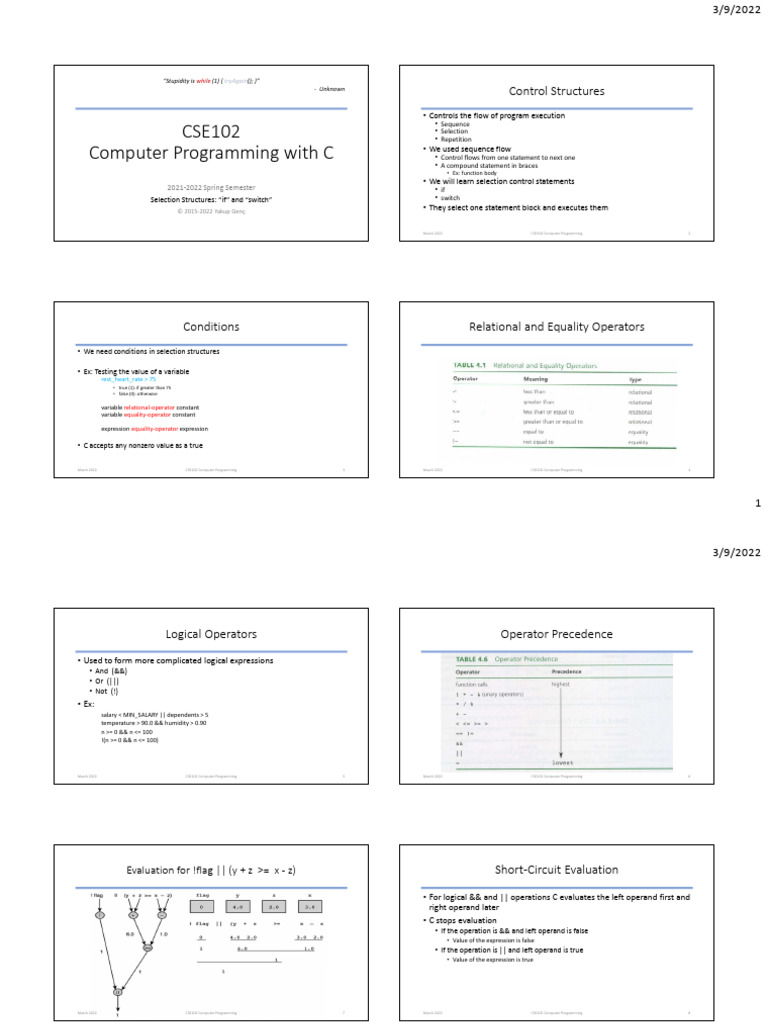 Lecture 02 Selection Pdf Algorithms Computer Programming