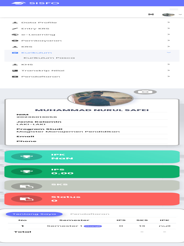 Sisfo Universitas PGRI Palembang 2 | PDF