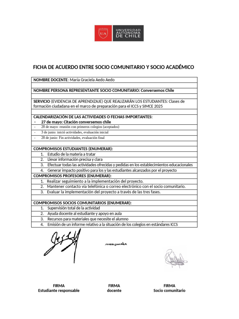 Acuerdo Socio Comunitario | PDF | Ciencias sociales
