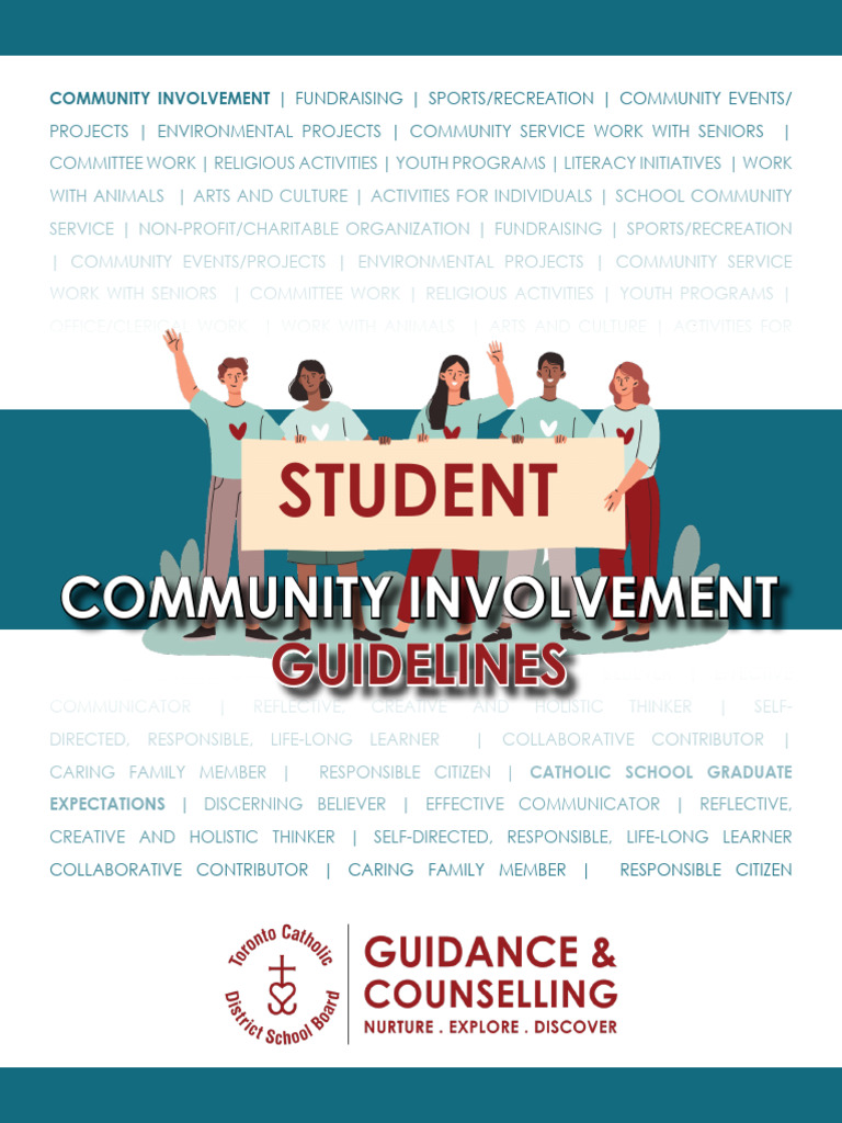 Student Community Involvement Guidelines | PDF | Career & Growth ...