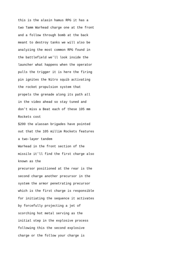 (English (Auto-Generated) ) How Hamas RPG Works - Al-Yassin Rocket ...