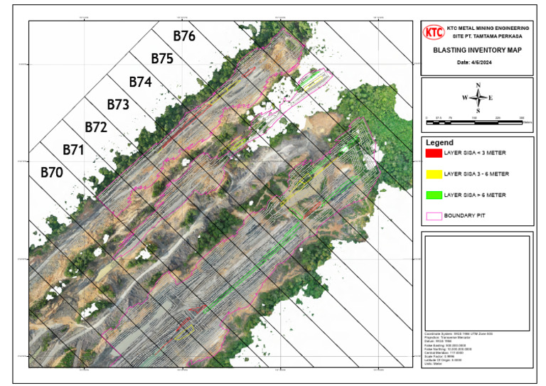 Inventory Map TTLP 05 April 24 | PDF | Geophysics | Geography