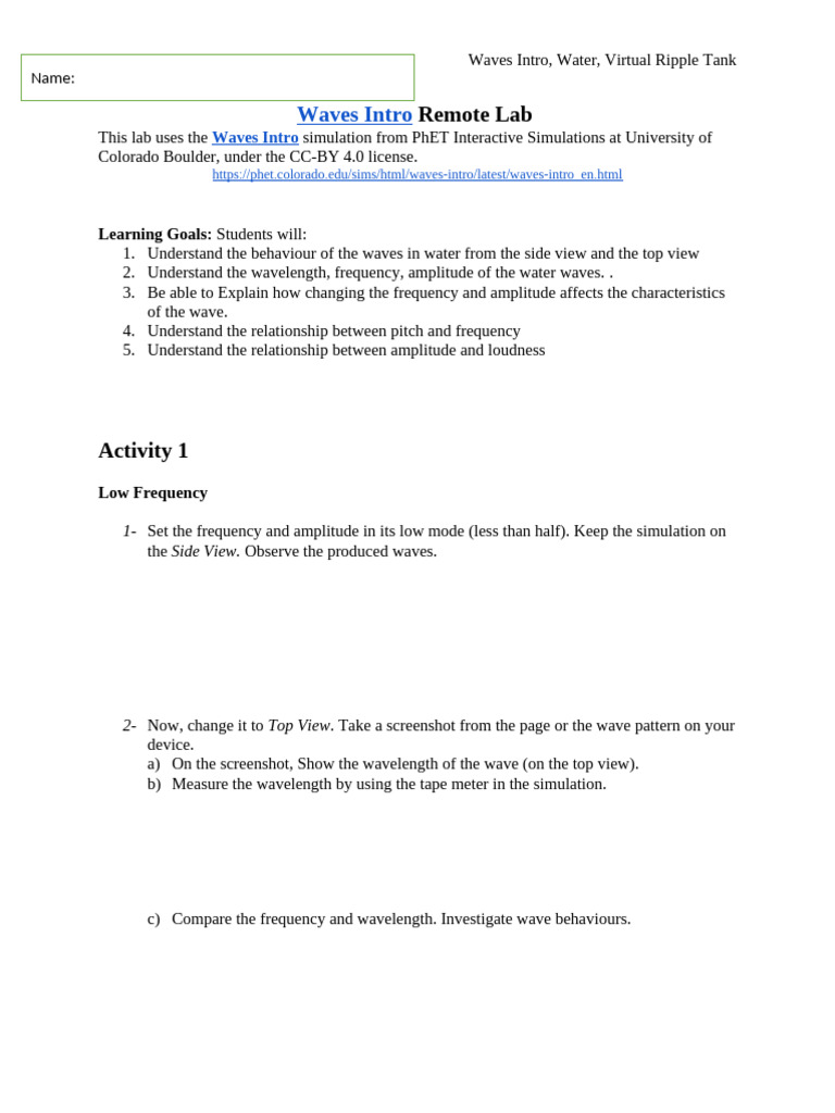 Activity_2_Waves__Water__Virtual__Ripple_Tank__PhET_Year_2 | PDF ...