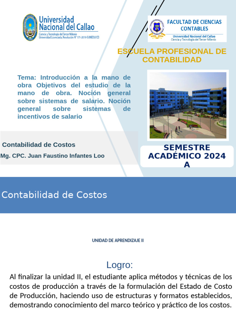 Contabilidad de Costos Sesión 7 | PDF | Salario | Negocios económicos