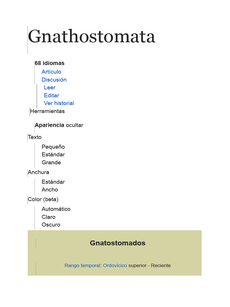 Gnathostomata | PDF