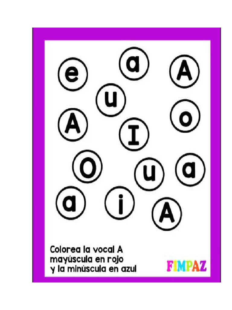 Ejercicio Vocales | PDF
