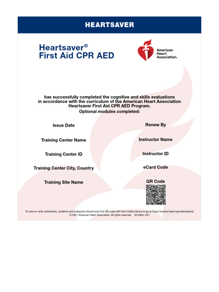 CPR Heart Saver | PDF