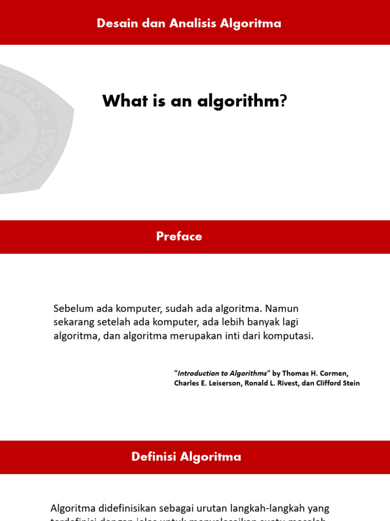 Desain dan Analisis Algoritma Komputer | PDF | Komputer | Teknologi ...
