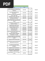 Taski Chemical Dilutation Chart | PDF