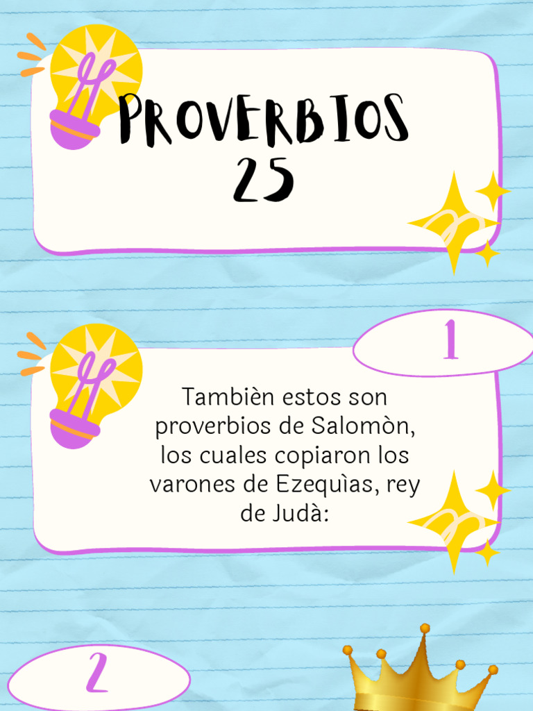 Proverbios 25 | PDF