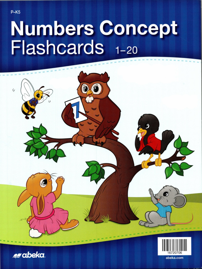 Numbers Concept Flashcards - 0001 | PDF