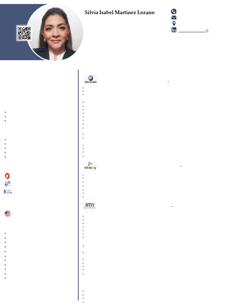 CV Silvia Isabel Martínez Lozano 2024-10 | PDF | Logística | Presupuesto