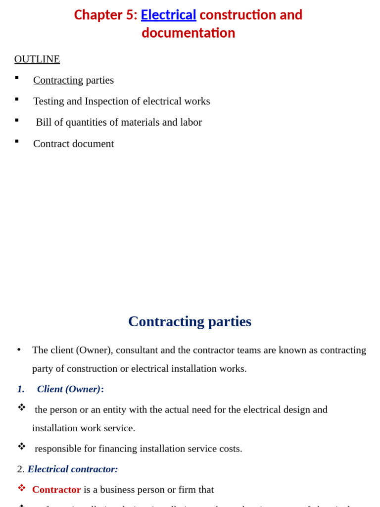 Chapter 5 Installation | PDF | Insulator (Electricity) | Switch