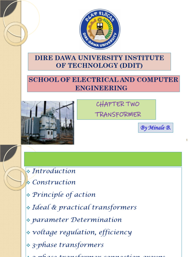 Chapter Two Transformer | PDF | Transformer | Inductor