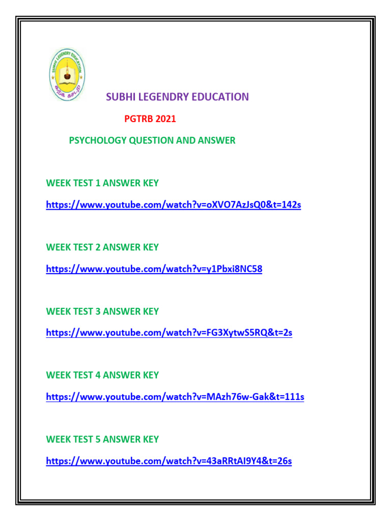 WEEK TEST FULL-merged | PDF