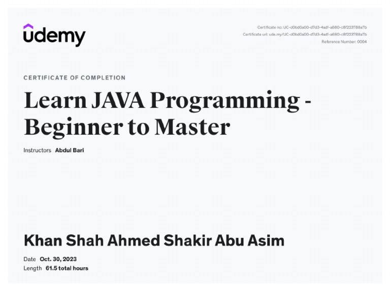 Learn Java Programming-Beginner To Master by Abdul Bari | PDF