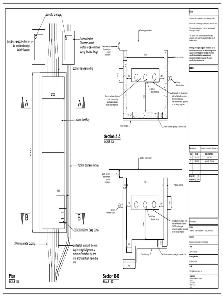 DLMN DR 014 - 220kv Joint Bay | PDF