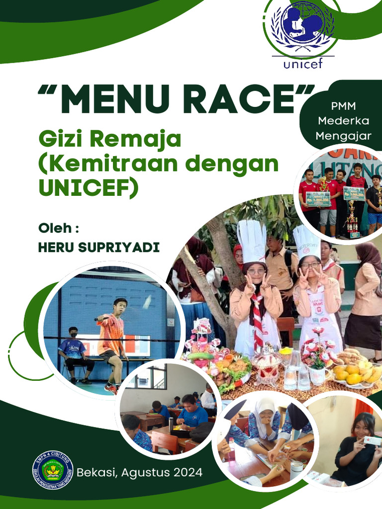 'Menu Race' Gizi Remaja SMP | PDF