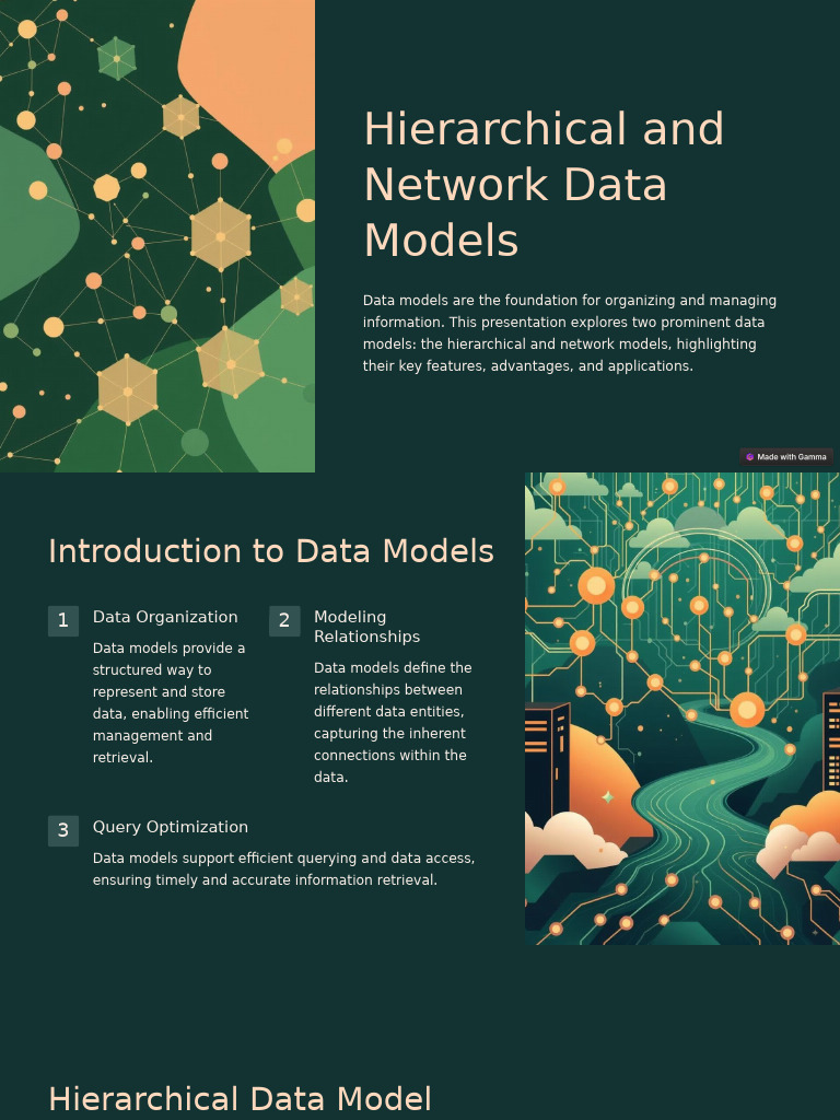 Hierarchical and Network Data Models | PDF | Hierarchy | Data Model