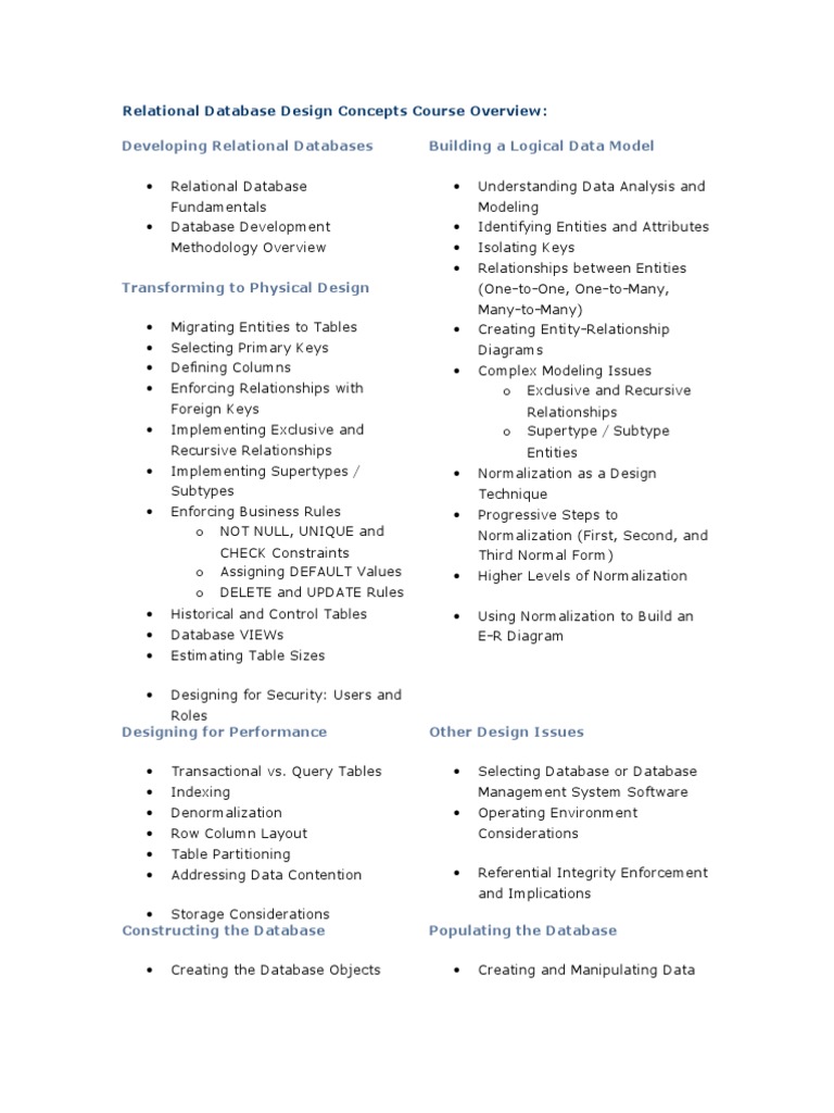 Degree Engineeringsachin - Gevariyarelational Database Design Concepts ...