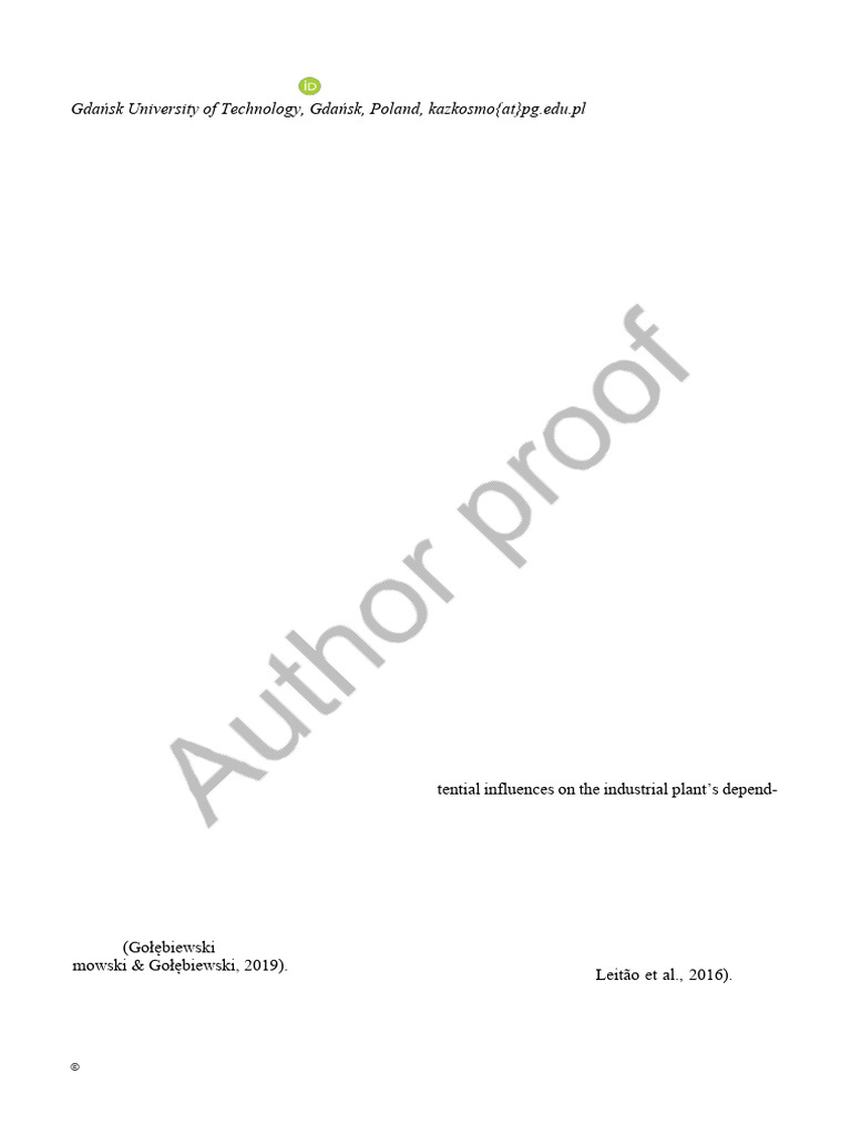 Business Continuity Management Framework For Industry 4 0 Companies ...