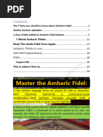 Geez Alphabet Coloring Book | PDF | Alphabet | Language Families