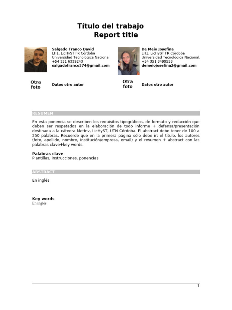 MetInv-TP-Formato Articulos IMRyD | PDF | Citación | Comunicación escrita