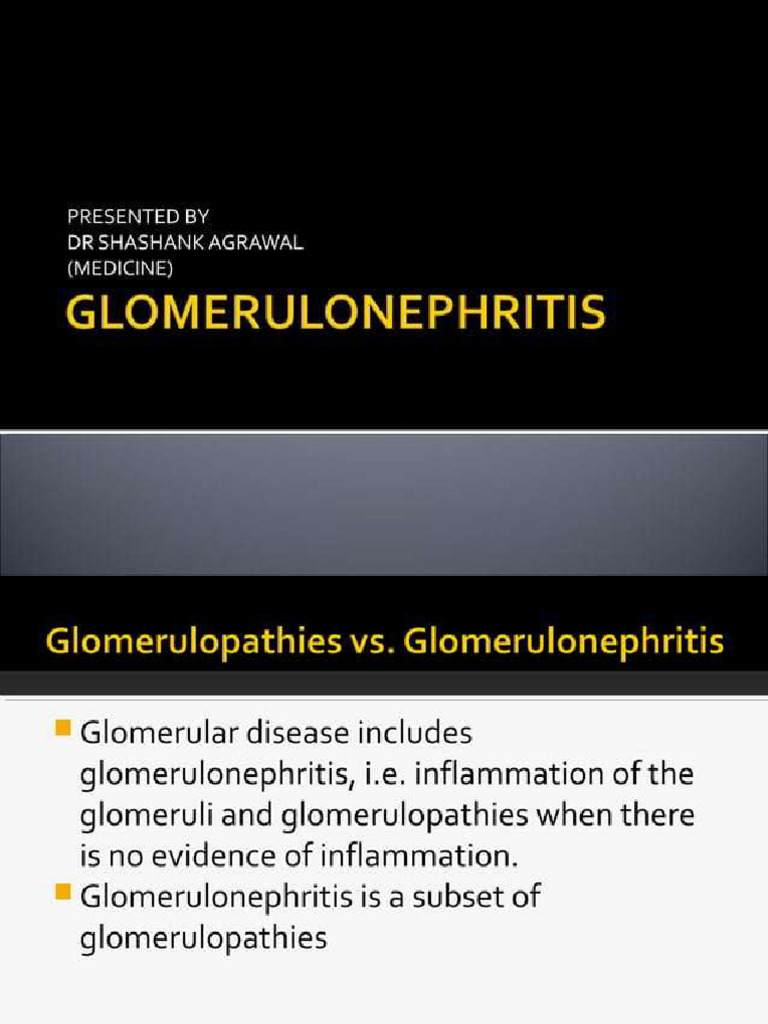 Glomerulonephritis | PDF