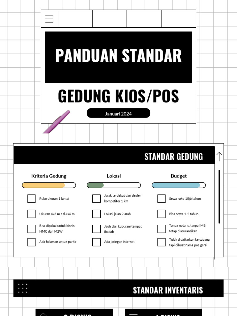 Guidance Cari Gedung Kios Baru | PDF