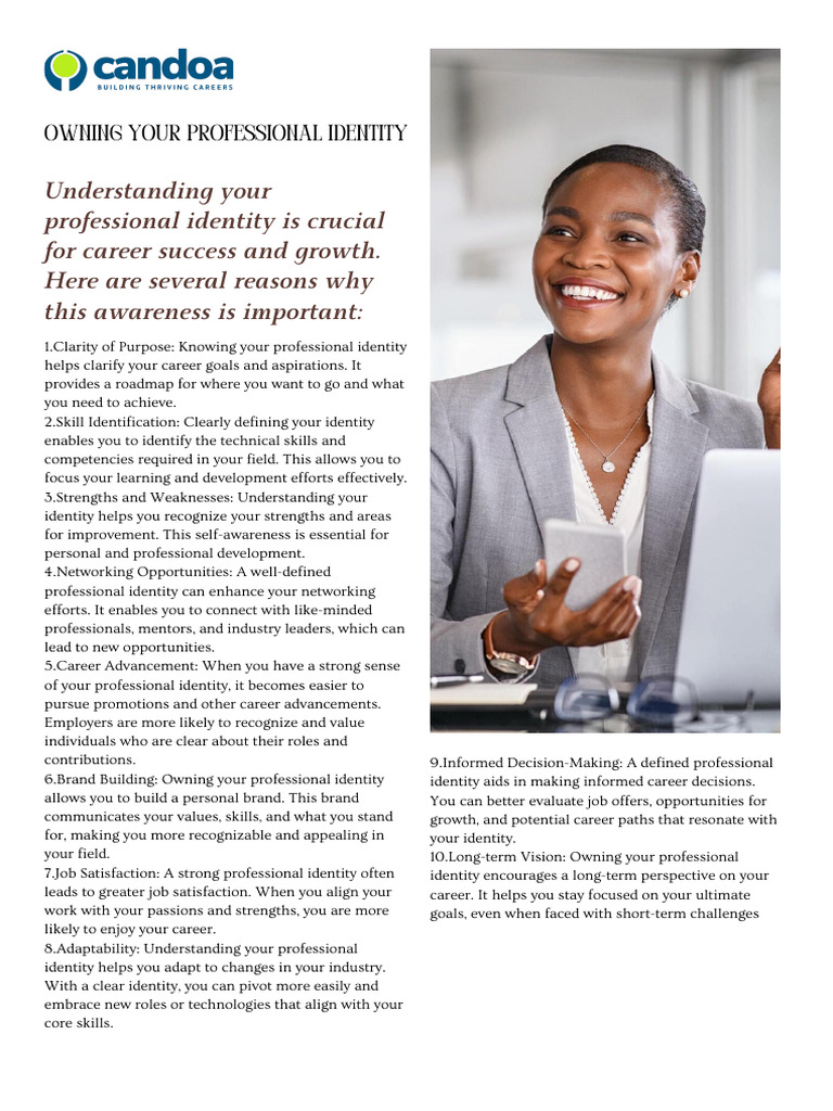 Understanding Your Professional Identity Is Crucial For Career Success ...