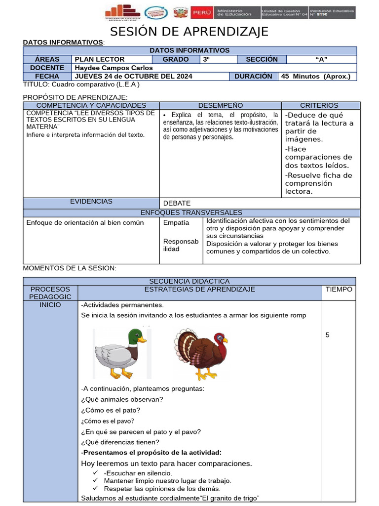 LEA SEM. 29 CUADRO COMPARATIVO | PDF | Aprendizaje | Gatos