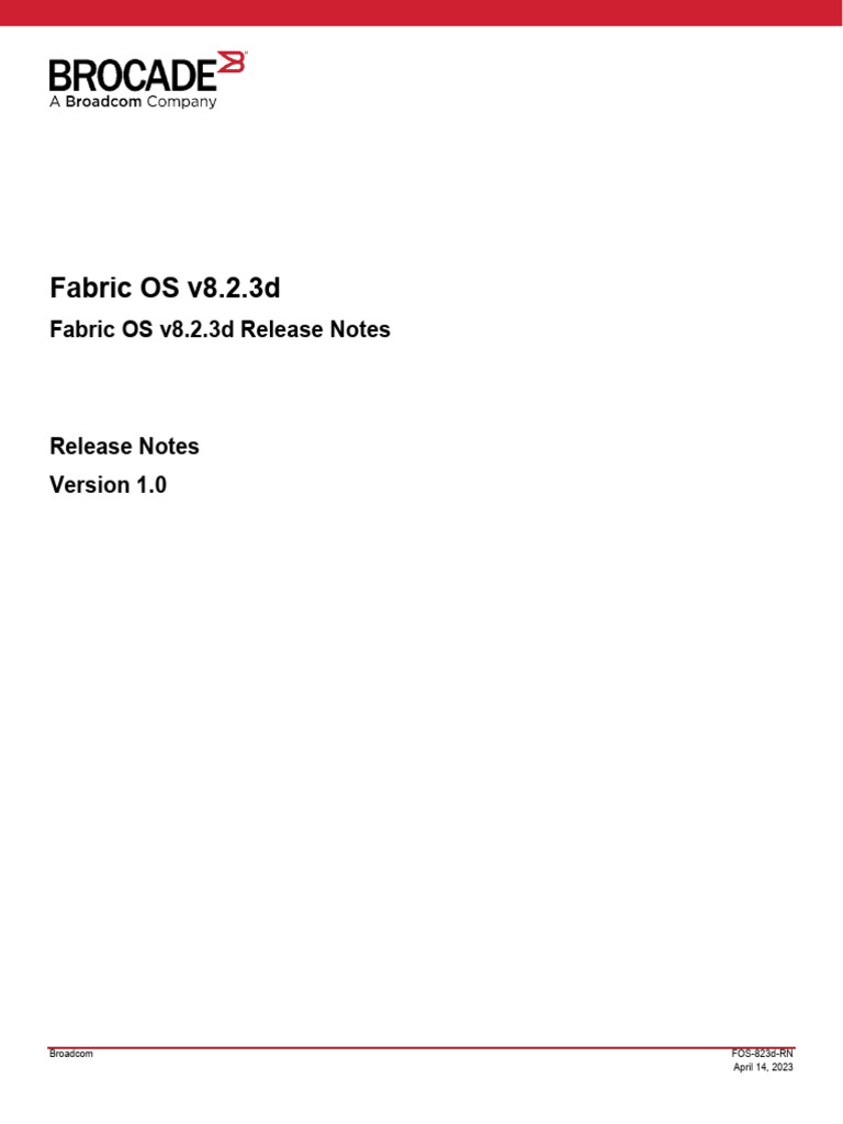 v8.2.3d_releasenotes_v1.0 | PDF | Command Line Interface | Denial Of ...