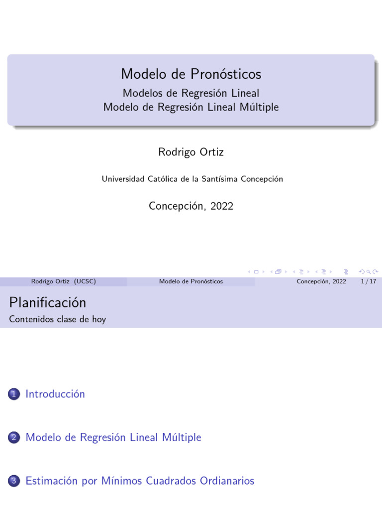 Regresión Múltiple | PDF | Análisis de regresión | Mínimos cuadrados ordinarios